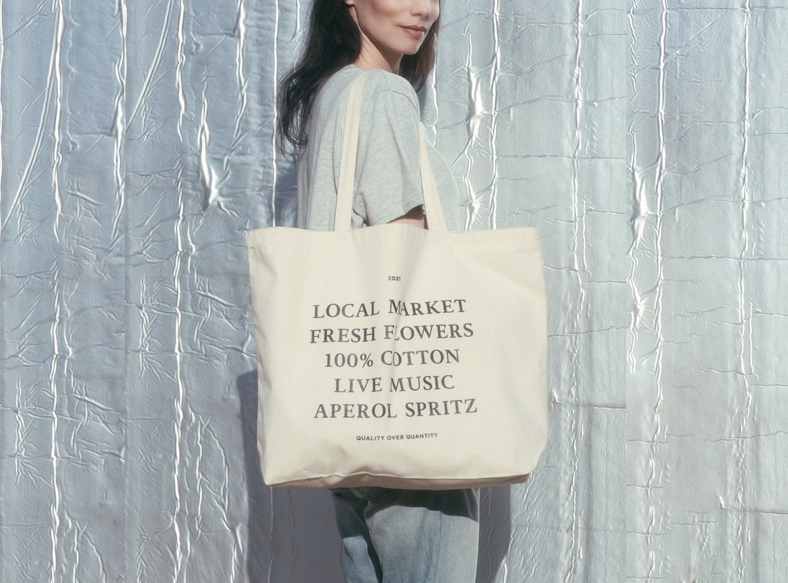 Aesthetic Tote Canvas Tote Bag Tote Bag Aesthetic Large - Etsy