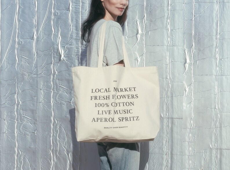 Aesthetic Tote Canvas Tote Bag Tote Bag Aesthetic Large - Etsy