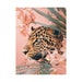 Pink Leopard Boho Wall Art, Boho Leopard Art Print, Tropical Maximalist ...