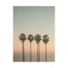 Minimal Palm Tree Poster, Sunset Beach Poster, Palm Tree Wall Art ...