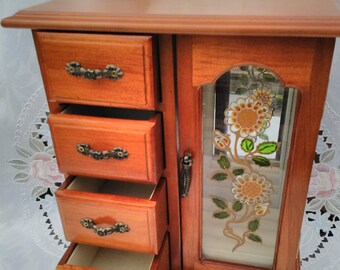 Wardrobe jewelry box | Etsy