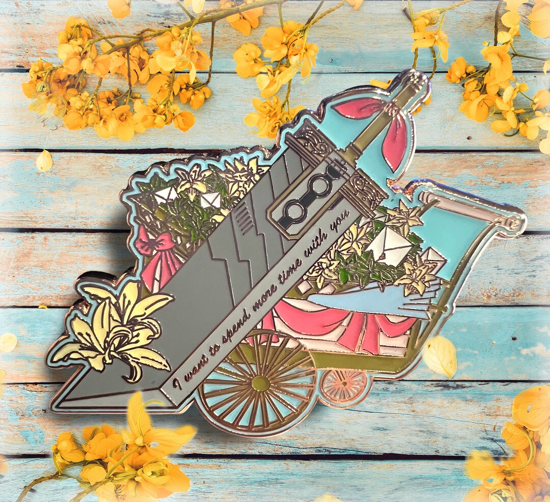 Zerith Flower Wagon Hard Enamel Pin [limited] - Etsy