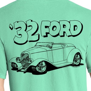 Vintage 32 Ford Hot Rod Png, Pdf, Svg and Dxf Downloadable Files - Etsy