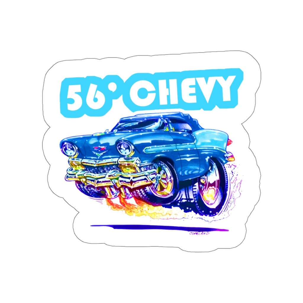 56' Chevy Vinyl Car Decals by Bill Copeland© - Etsy