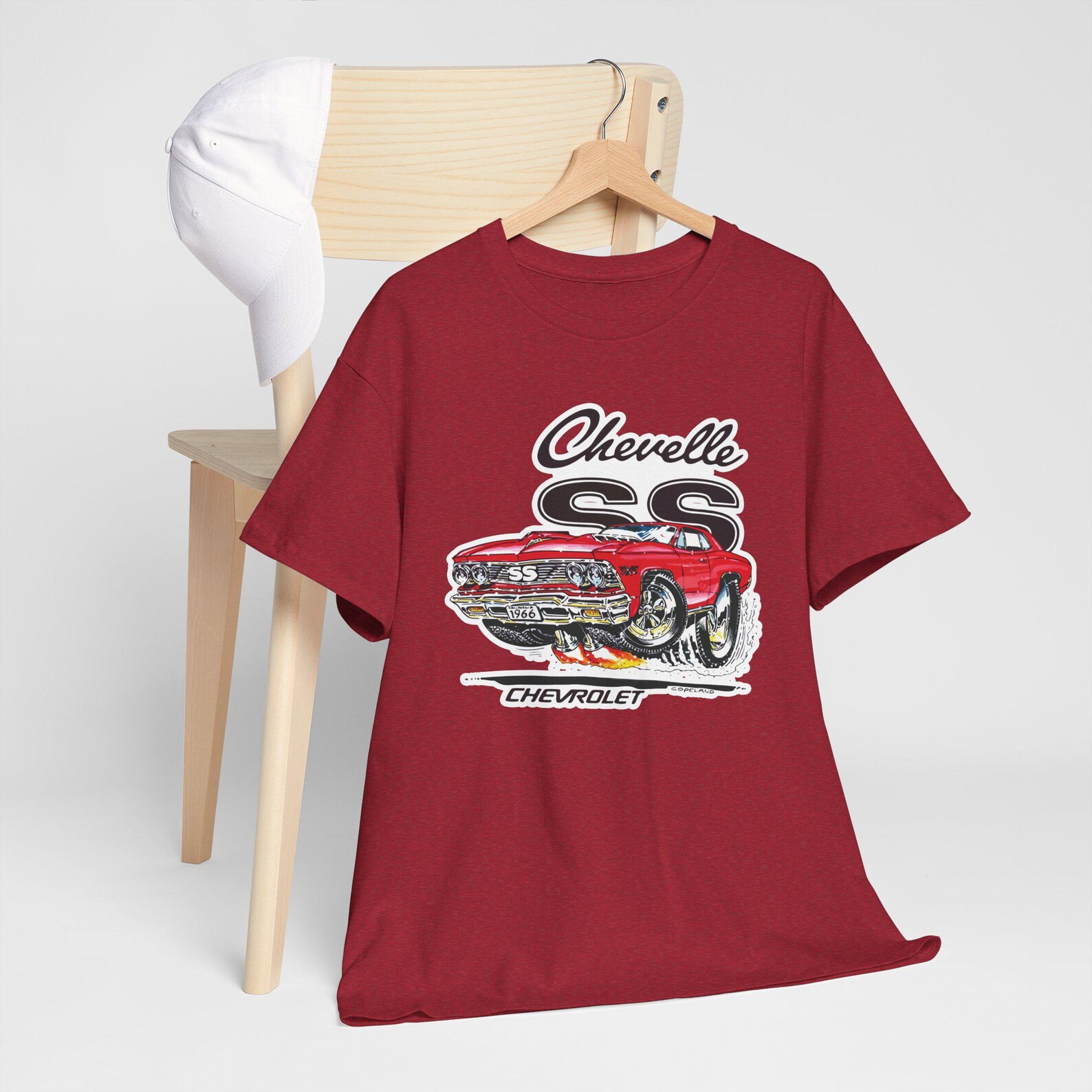 Hot Rod Vintage Chevy SS Chevelle T-shirt: Classic Muscle Car Tee - Etsy