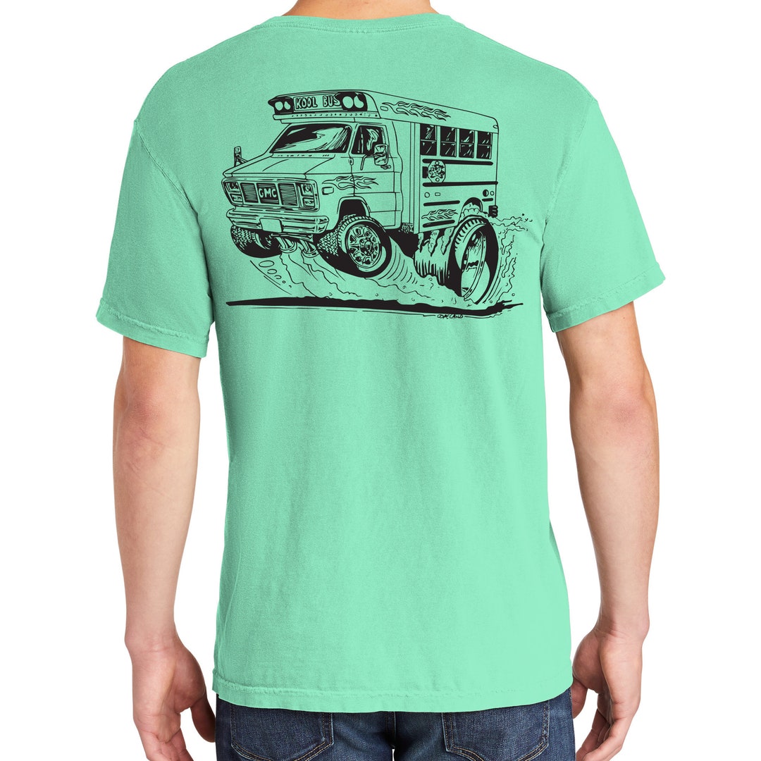 Vintage Kool Bus Hot Rod Png, Pdf, Svg and Dxf Digital Downloadable ...