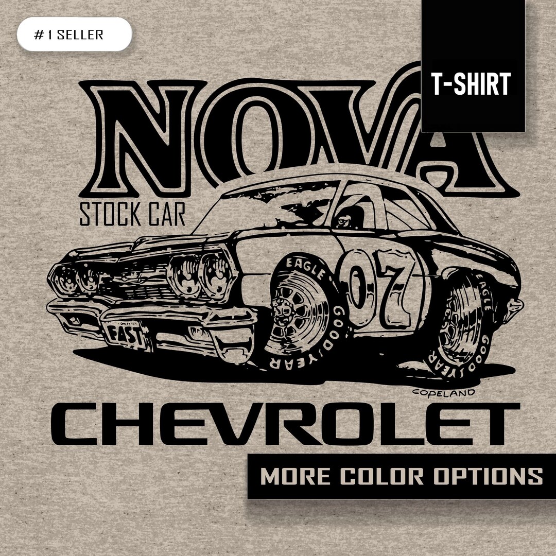 Vintage Chevy Chevelle T-shirt: Retro Stock Car Racing Tee - Etsy