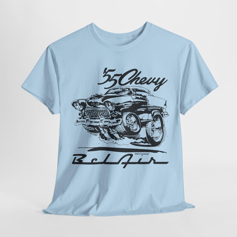 Hot Rod Vintage 55' Chevy Belair T-shirt: Classic Car Lover Gift - Etsy
