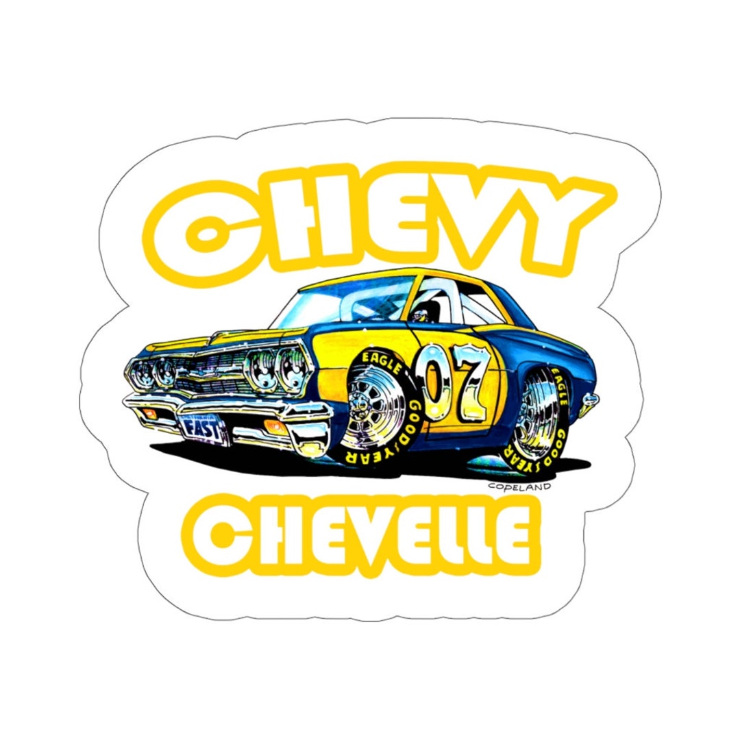 Chevy Chevelle Vinyl Car Decals by Bill Copeland© - Etsy