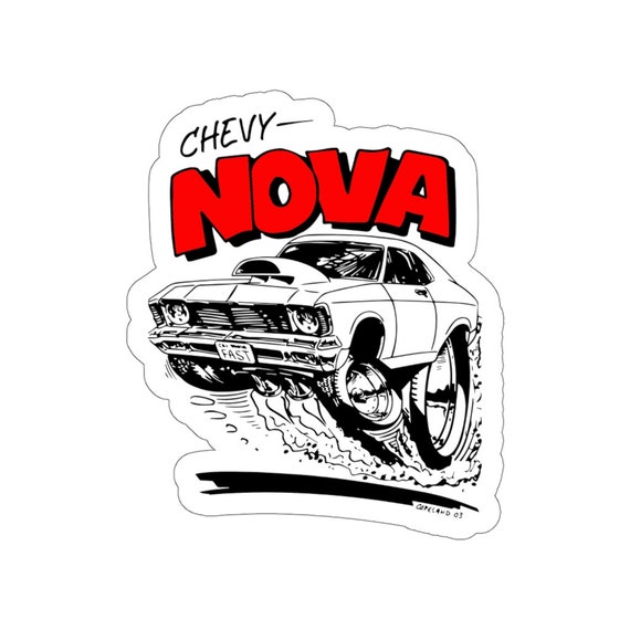 Chevy Nova Vinyl Car Decals by Bill Copeland© - Etsy