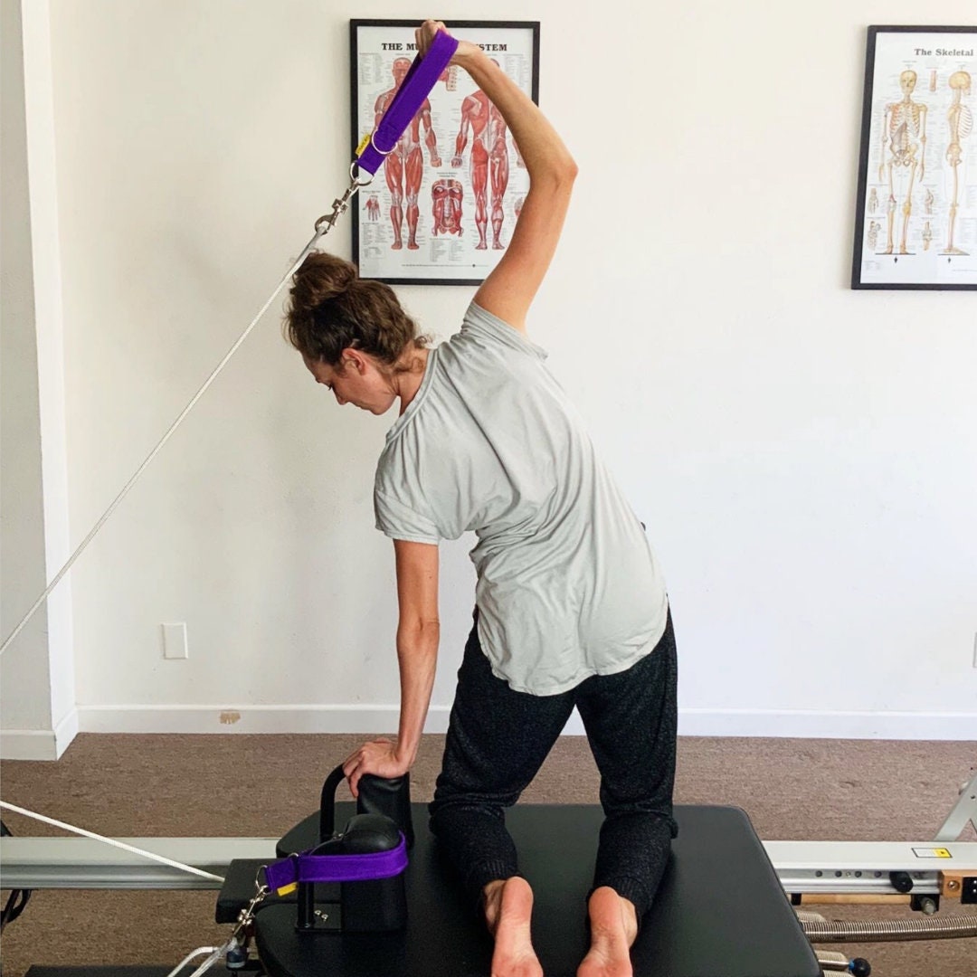 Pilates Straps, Personal Pilates Single Loop Padded Straps, Reformer ...