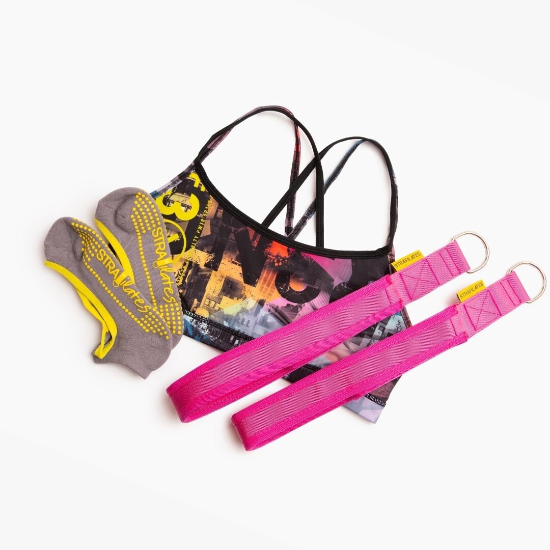 Pilates Straps, Personal Pilates Double Loop Padded Straps, Reformer ...