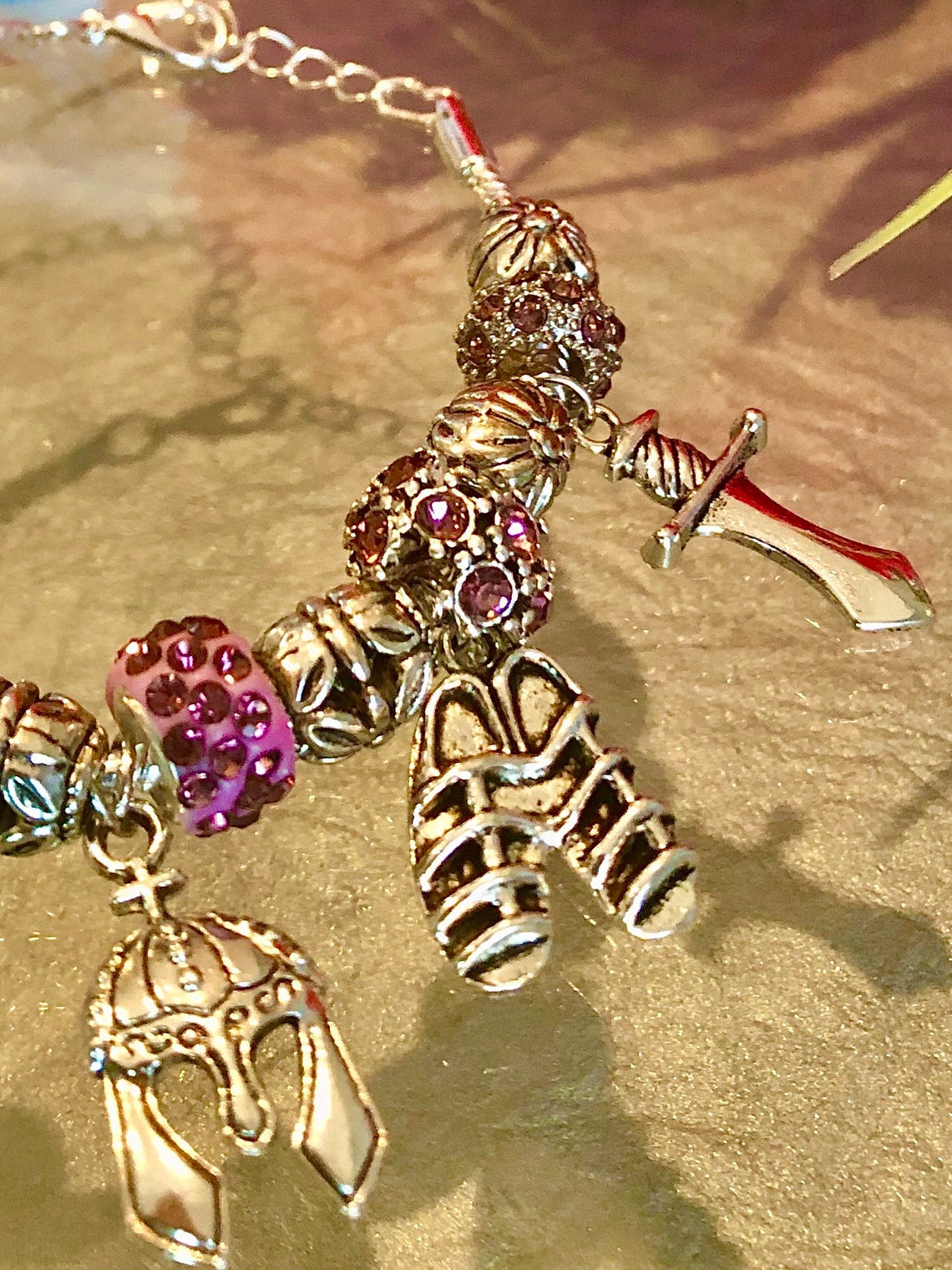 Armor of God Charm Bracelet for Women Handmade Jewelry Gifts - Etsy