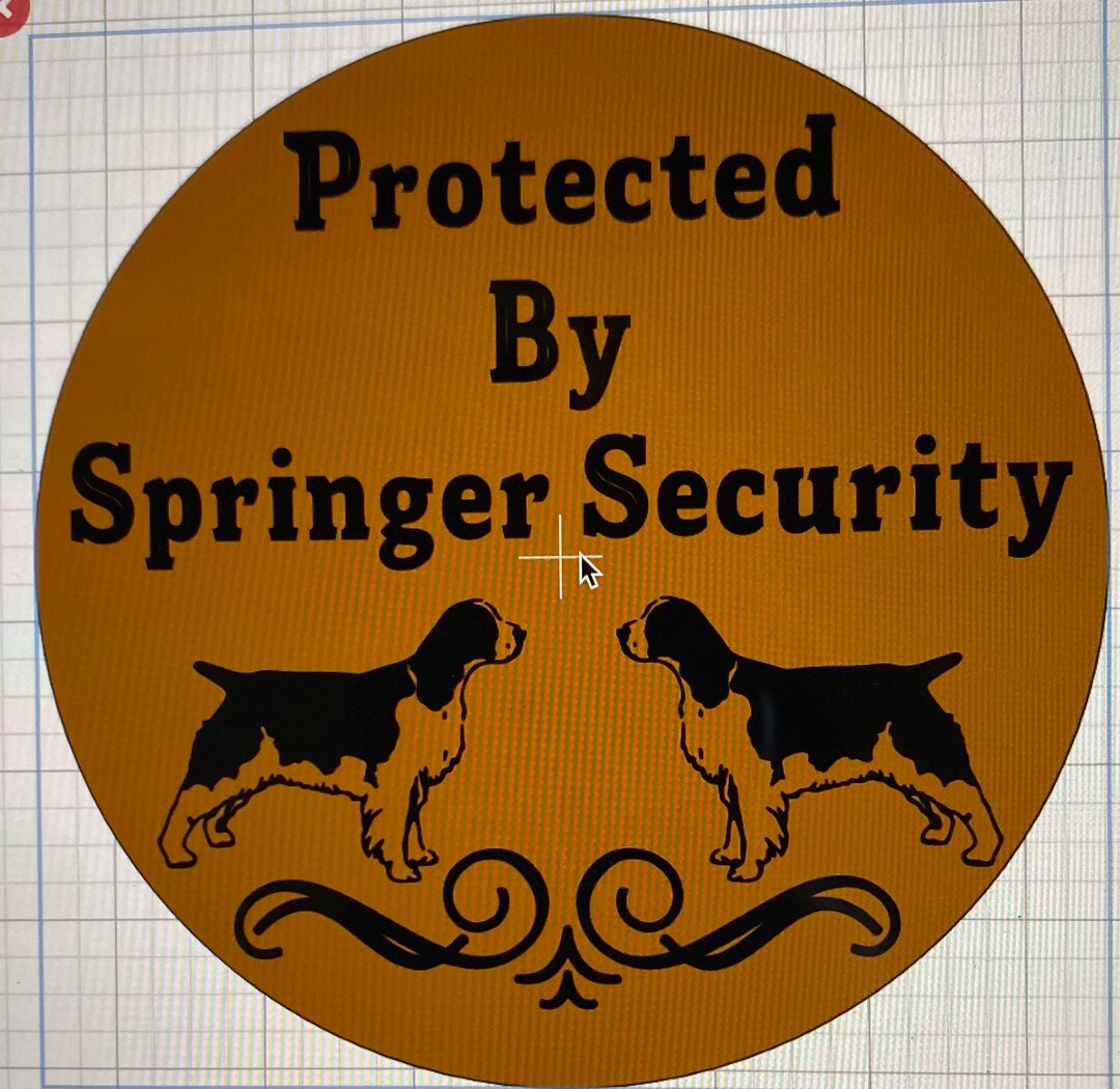 Springer Security Welcome Sign - Etsy