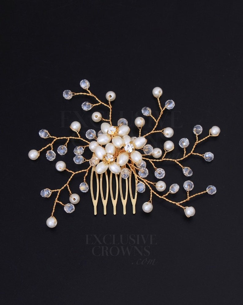 Maddie Bridal Hair Comb - Etsy