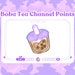 Bubble Tea Point Twitch Channel Point Purple Emote Badges Kawaii Pixels ...