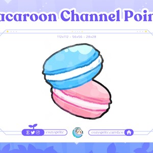 Macaroons Channel Point Emote Streaming Cake Pastry Candy - Etsy