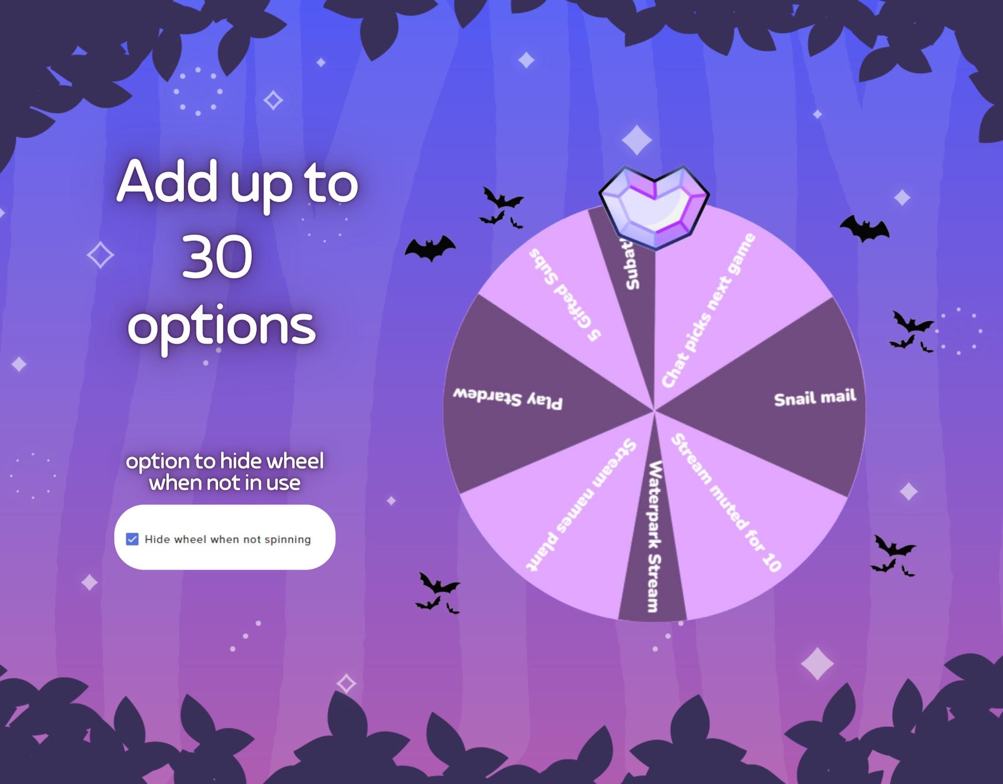 Wheel Spin Widget | Roulette Spin | Halloween | Spooky | Customizable ...