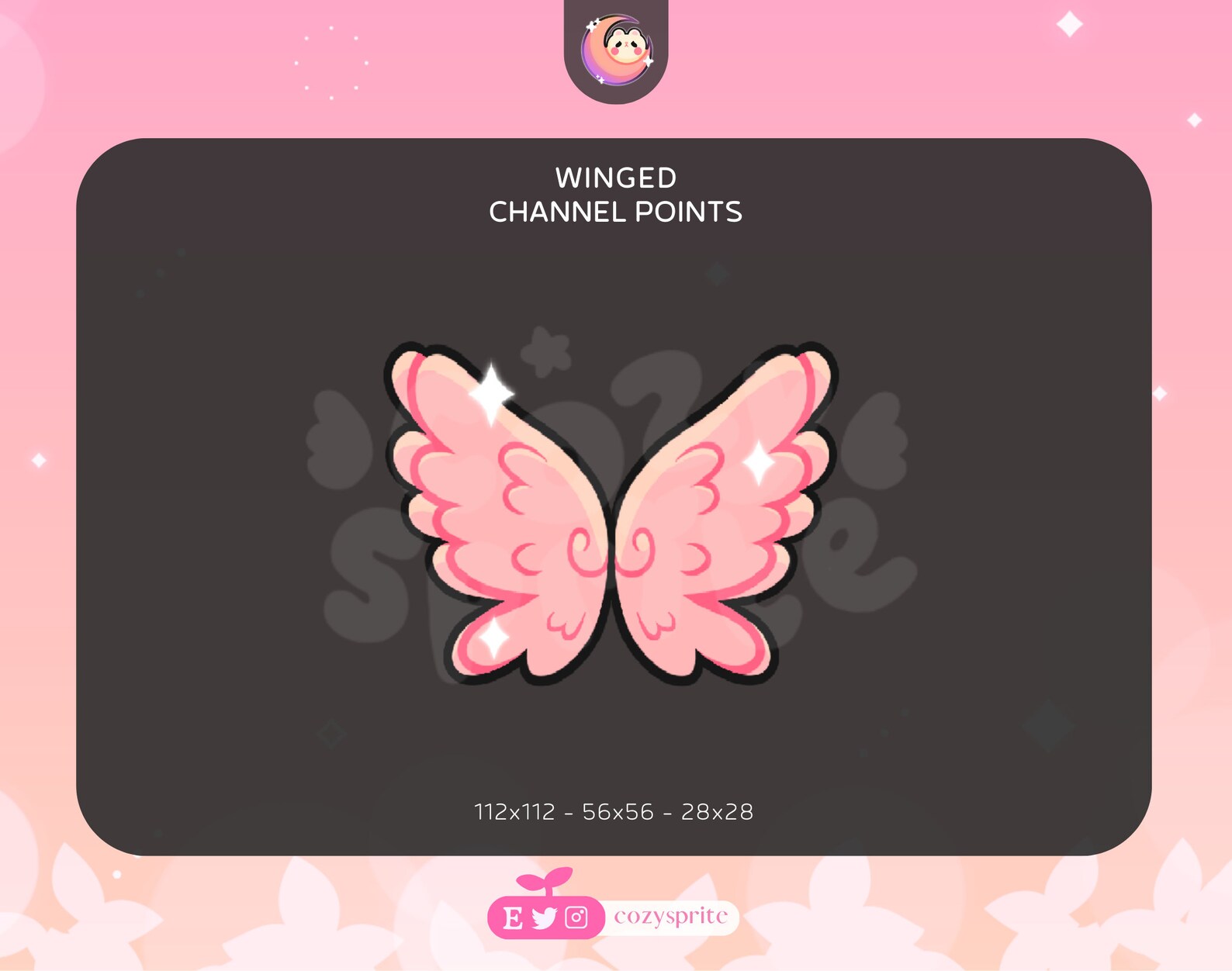 Angel Wings Point Twitch | Angel Wings | Winged | Channel Point | Emote ...