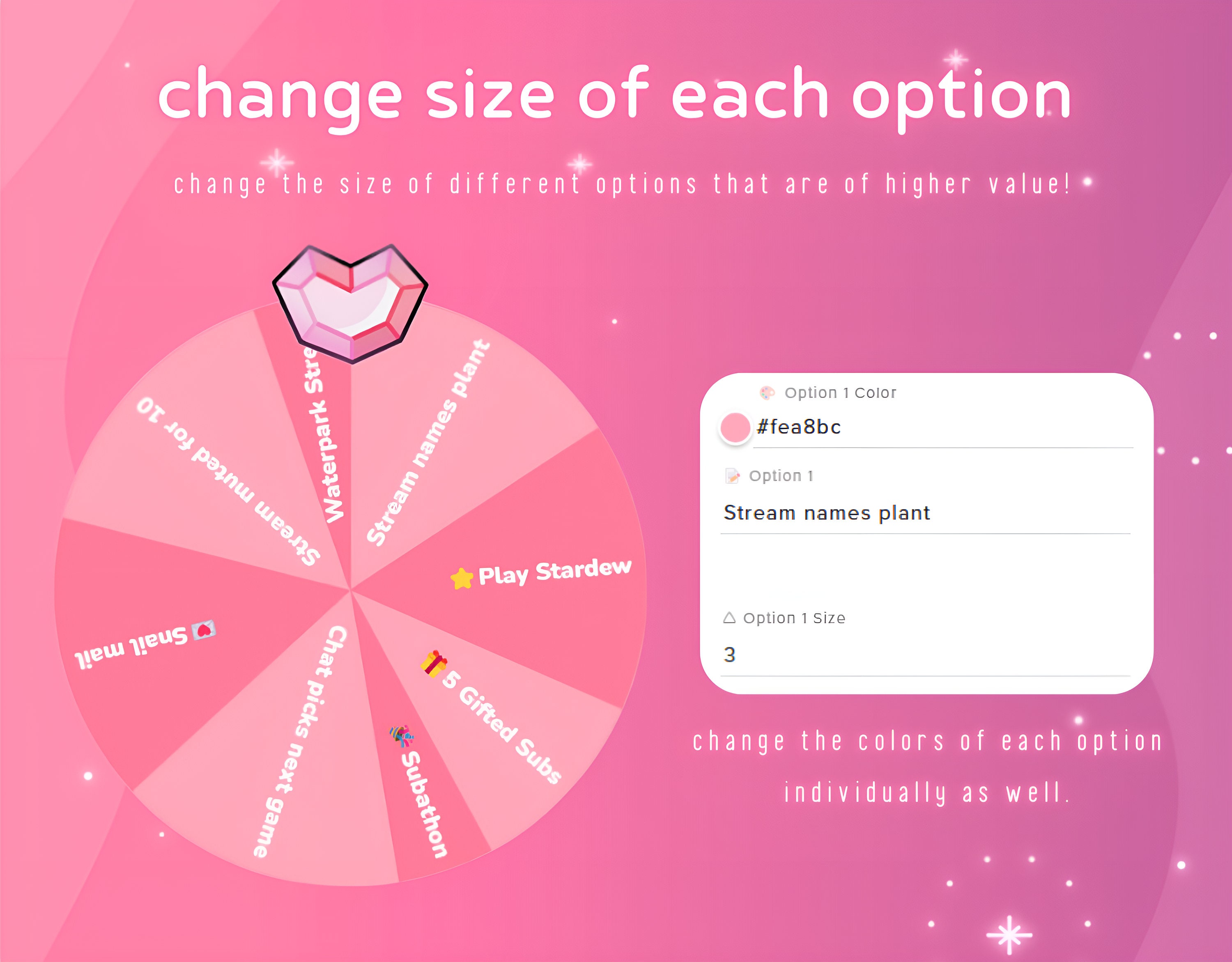 Wheel Spin Widget | Roulette Spin | Customizable Colors, Cute Chat ...