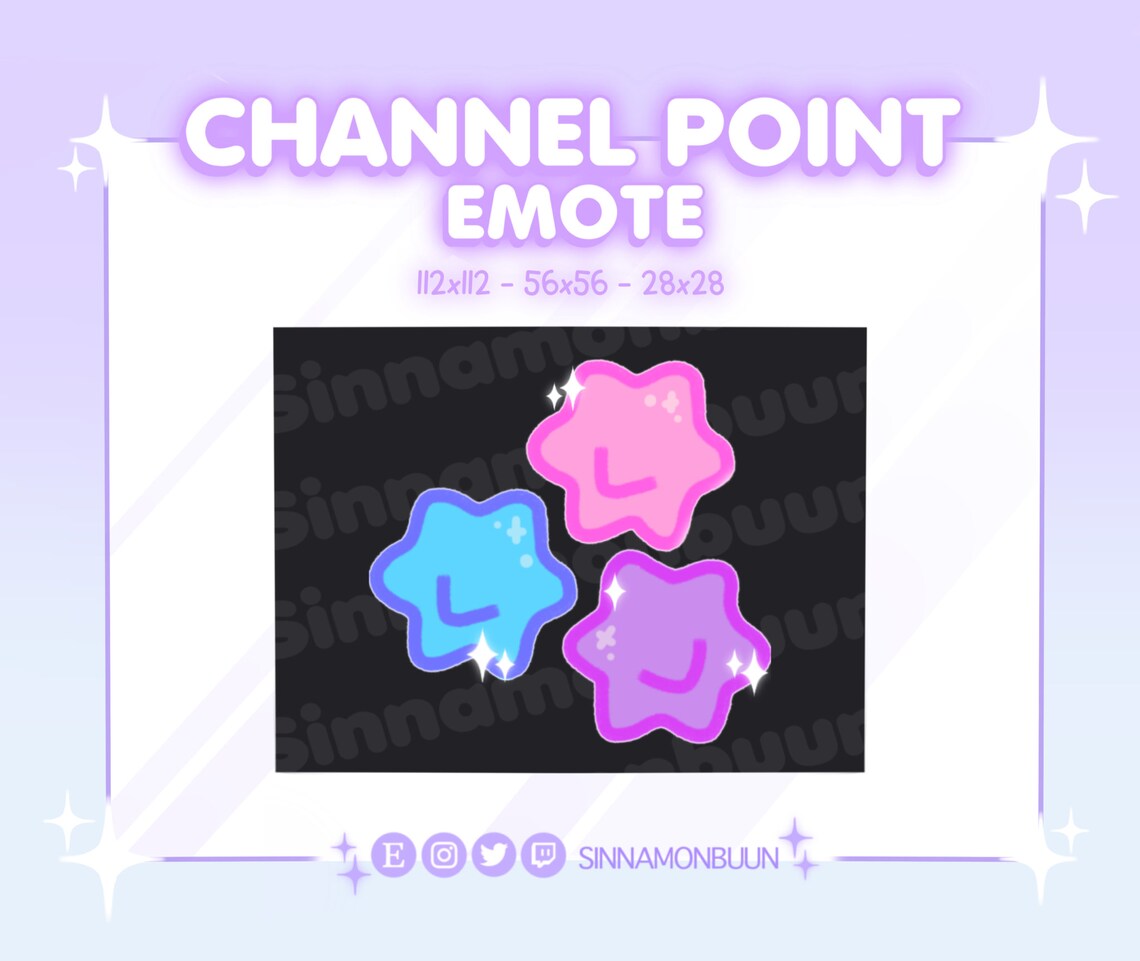 Candies Emote Twitch Konpeito Emote Candy Emote Channel - Etsy