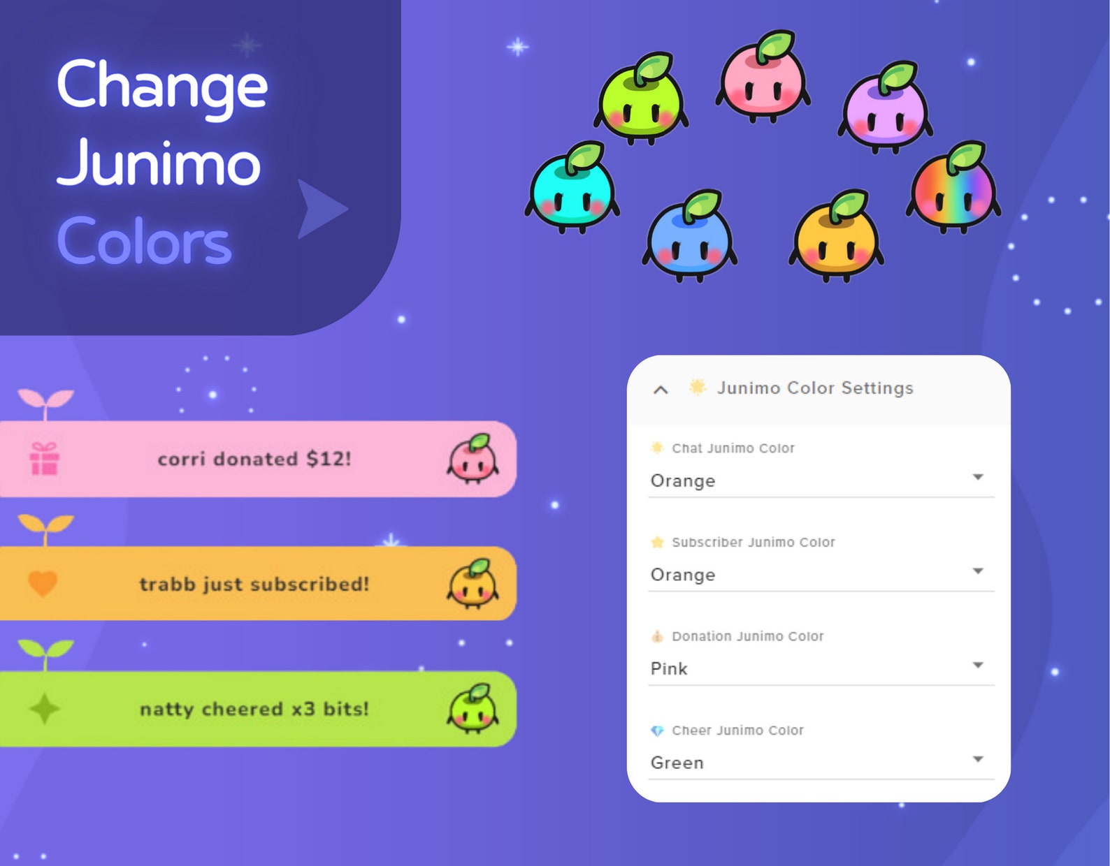 Pastel Stardew Chat Widget | Customizable Colors, Cute Chat | Colorful ...