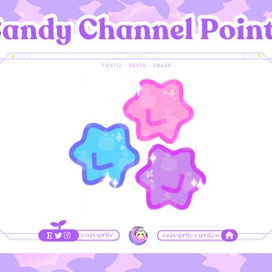 Candies Emote Twitch | Konpeito Emote | Candy Emote | Channel Point ...
