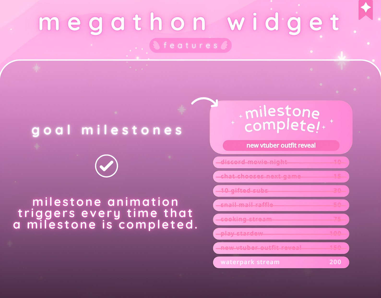 Megathon Goal Timer Widget | Timer, Subathon, Megathon | Alerts for ...
