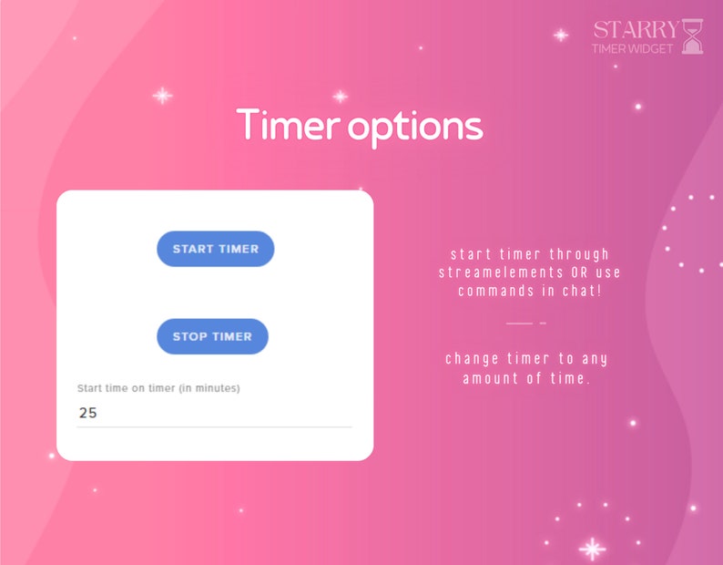 Pomodoro Timer Widget Customizable Colors, Cute Chat, Elegant Theme ...