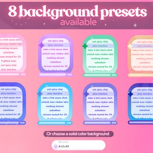 Wheel Spin Goal Widget | Roulette Spin | Customizable Colors, Cute Chat ...