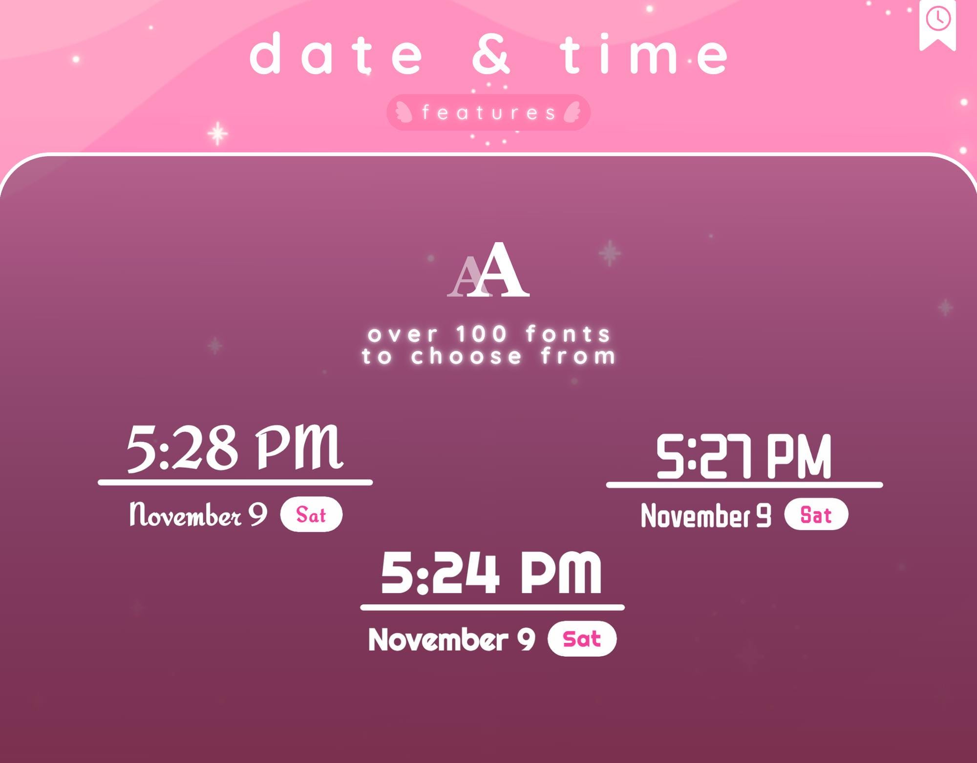 Time and Date Widget | Display Your Local Time | Time Widget | IRL ...