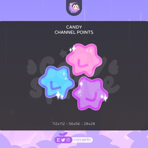 Candies Emote Twitch | Konpeito Emote | Candy Emote | Channel Point ...