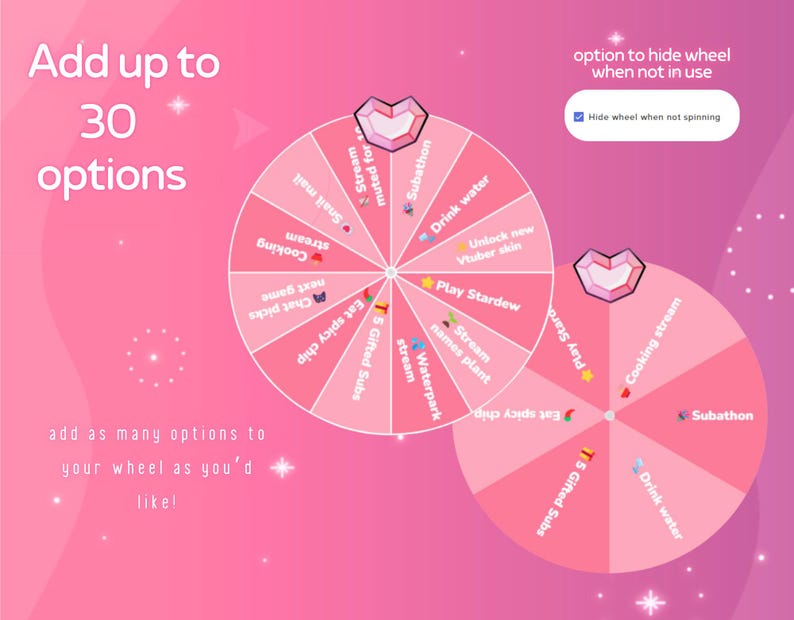 Wheel Spin Widget | Roulette Spin | Customizable Colors, Cute Chat ...