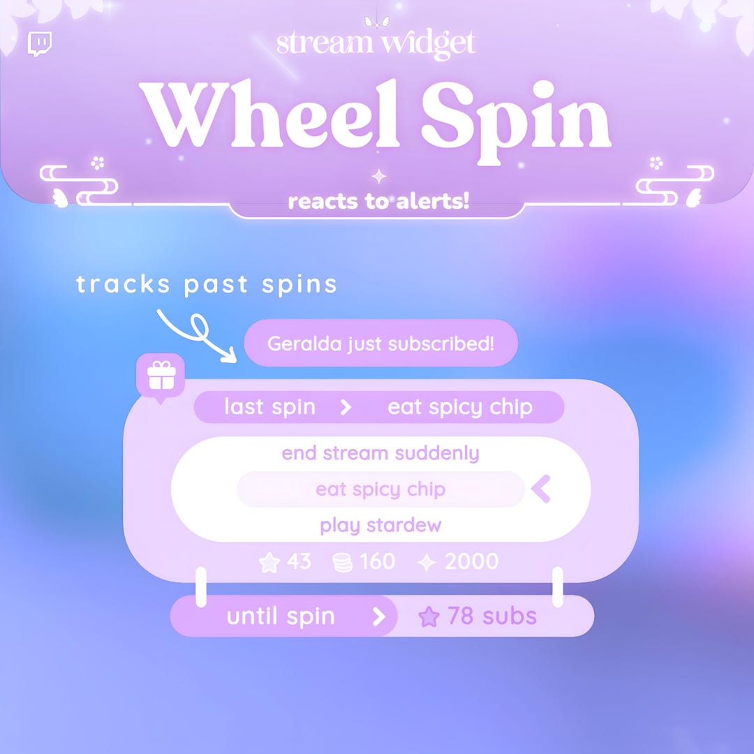 Wheel Spin Goal Widget Roulette Spin Subathon | Megathon | Widget for ...