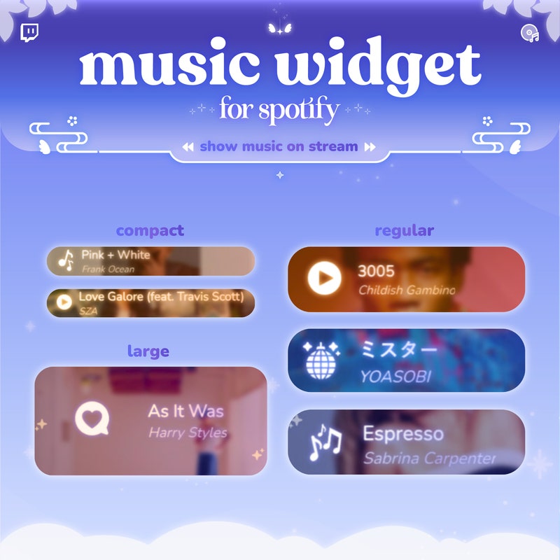 Musicly Twitch Stream - Etsy