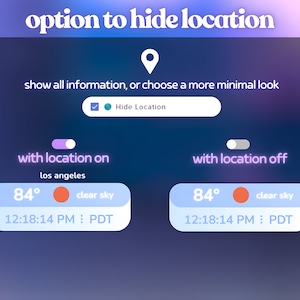 Time and Weather Widget | Display Weather in Real Time | Time Widget ...