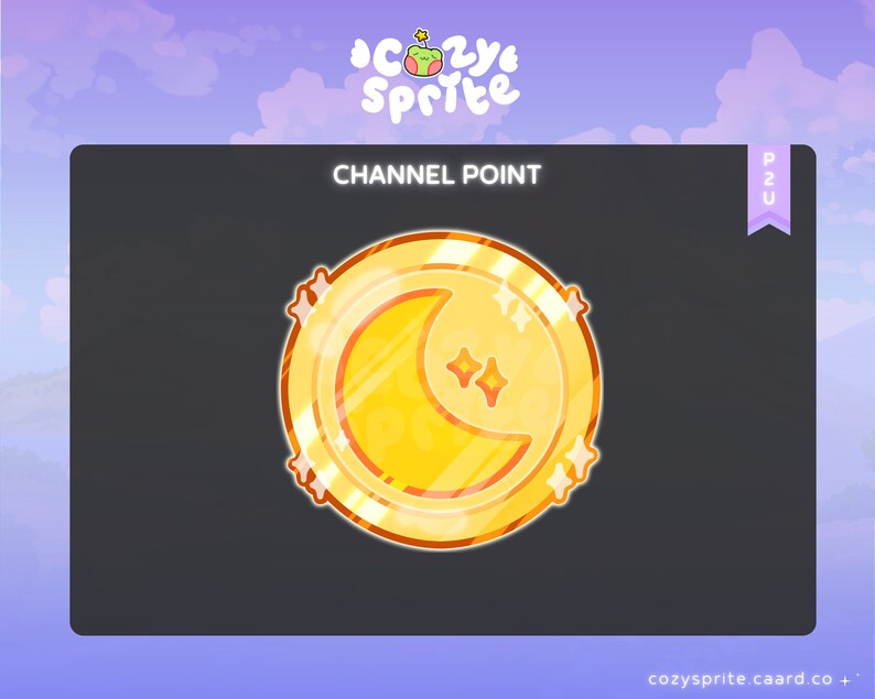 Gold Moon Coin Channel Point Moon Emote Gold Coin Kawaii - Etsy Canada