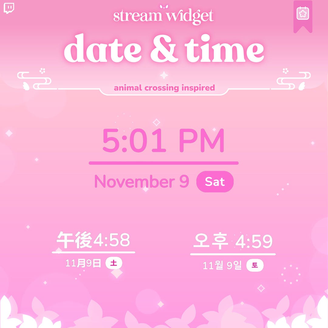 Time and Date Widget | Display Your Local Time | Time Widget | IRL ...
