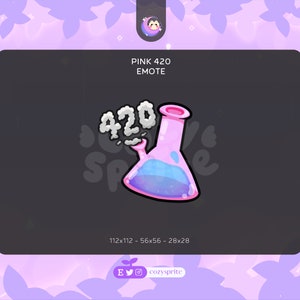420 Smoke Stream Emote | Meme | Discord | Twitch Youtube Vtuber ...