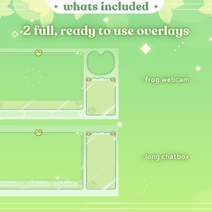 Frog Overlay Pack | Animated Stream Overlay Pack | Twitch Youtube ...