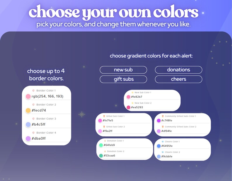 Animated Gradient Webcam Widget Webcam Frame Customizable Colors ...