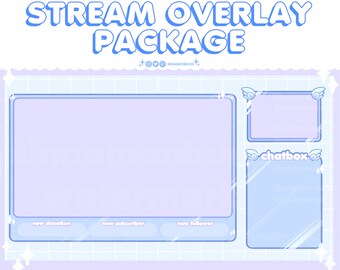 Angel Twitch Overlay | Etsy
