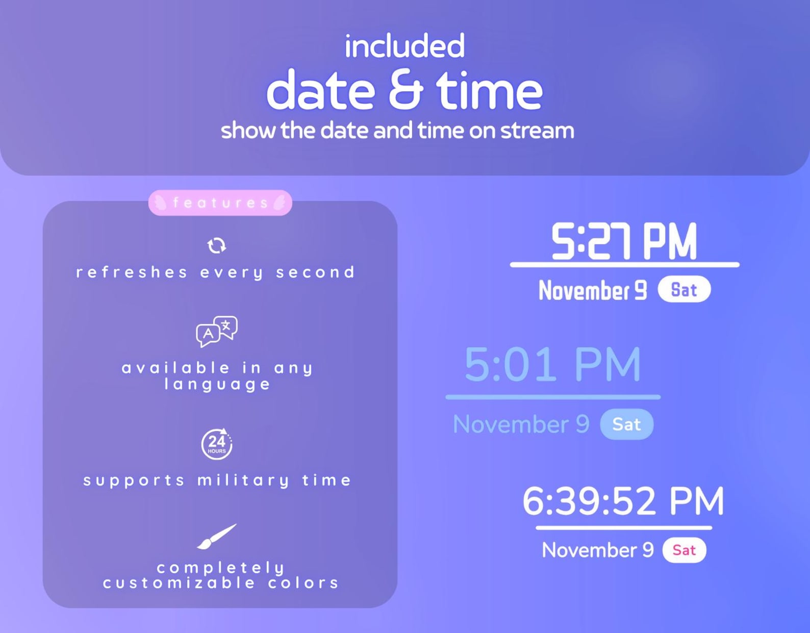 Tasklist Pomodoro Widget Pomodoro Timer List for Coworking Stream - Etsy