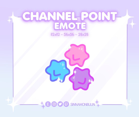 Candies Emote Twitch Konpeito Emote Candy Emote Channel - Etsy