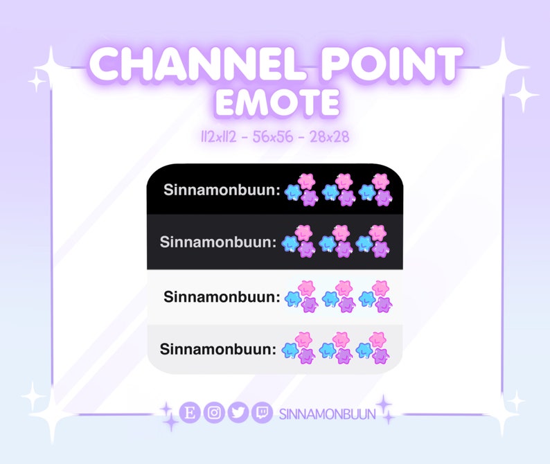 Candies Emote Twitch Konpeito Emote Candy Emote Channel - Etsy