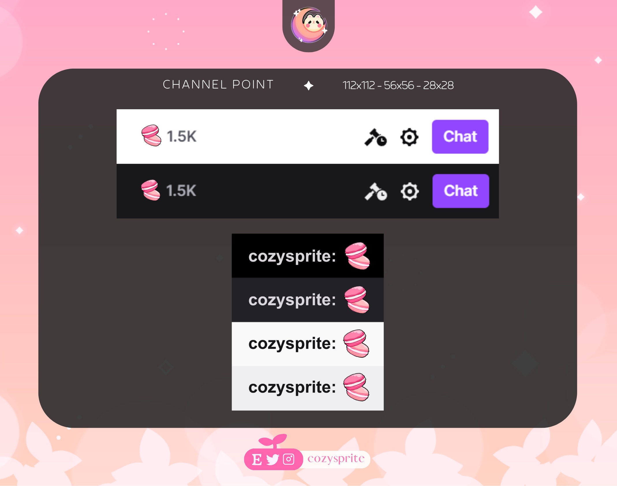 Macaroons Channel Point | Emote | Streaming | Cake | Pastry | Candy - Etsy