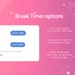 Pomodoro Timer Widget | Customizable Colors, Cute Chat, Elegant Theme ...