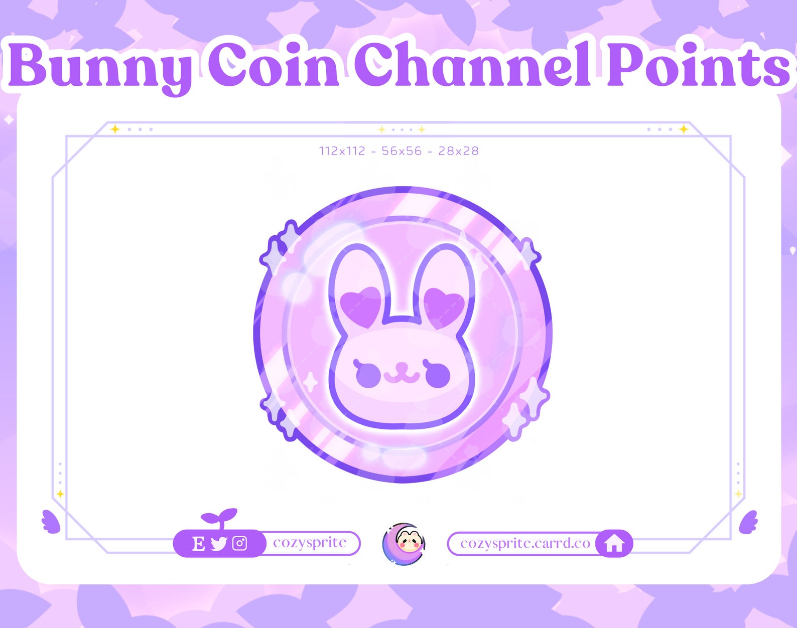 Bunny Coin Channel Point | Bunny Emote | Coin | Bunny - Etsy