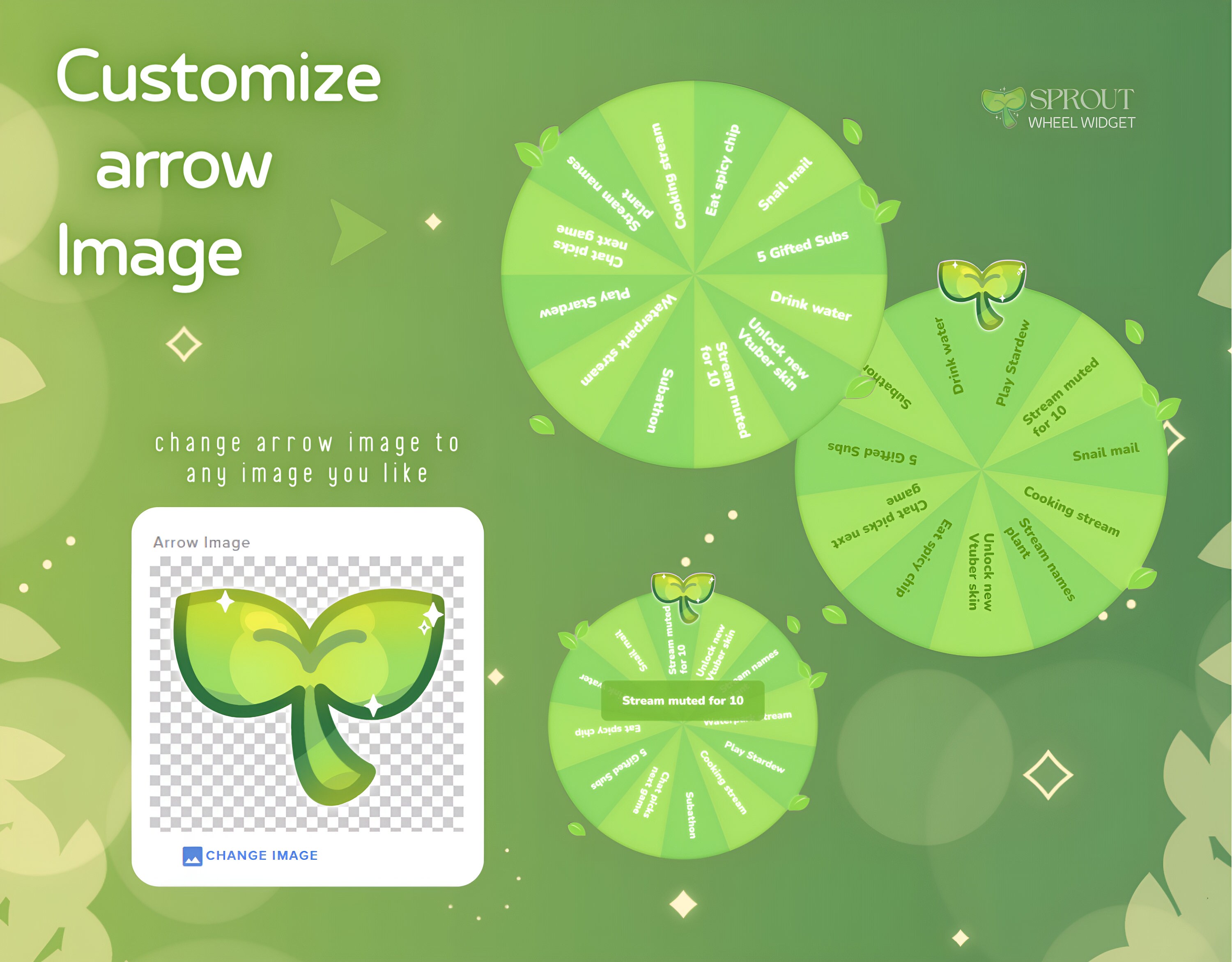Wheel Spin Widget | Roulette Spin | Customizable Colors, Subathon ...