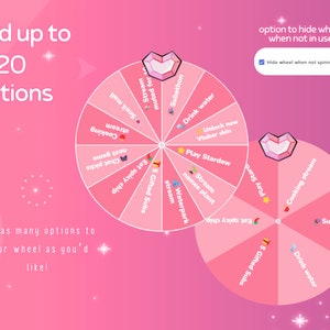 Wheel Spin Widget Roulette Spin Customizable Colors, Cute Chat ...